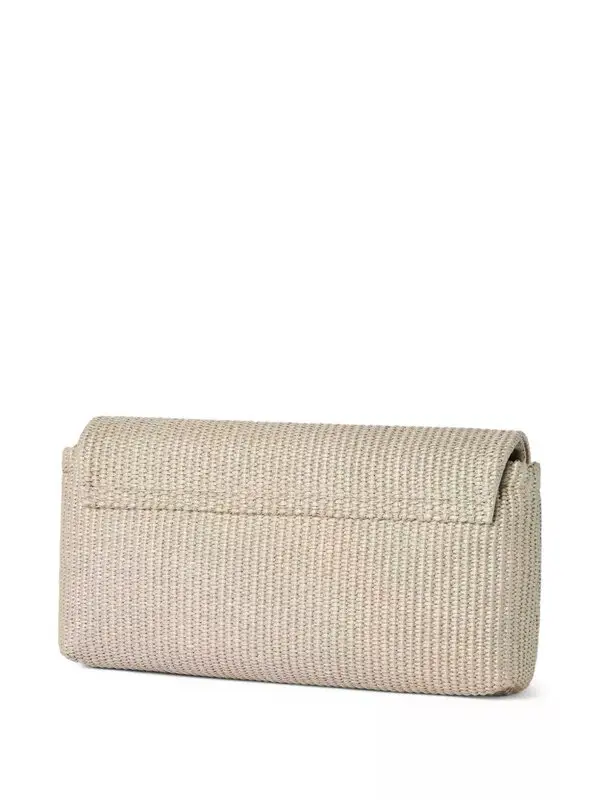 Brunello Cucinelli Sartorial Clutch Bag In Techno Raffia