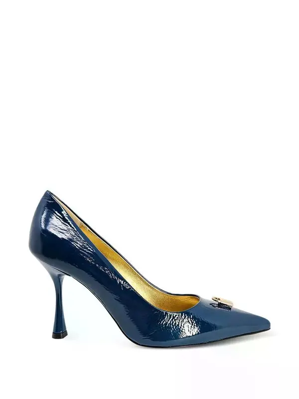 MADISON MAISON Lock-detail Pointed Pumps - Blue