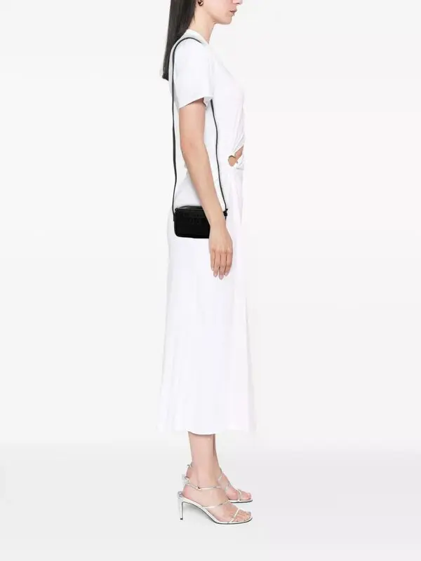 Fendi Mini Zucchino Canvas Zip Crossbody Bag