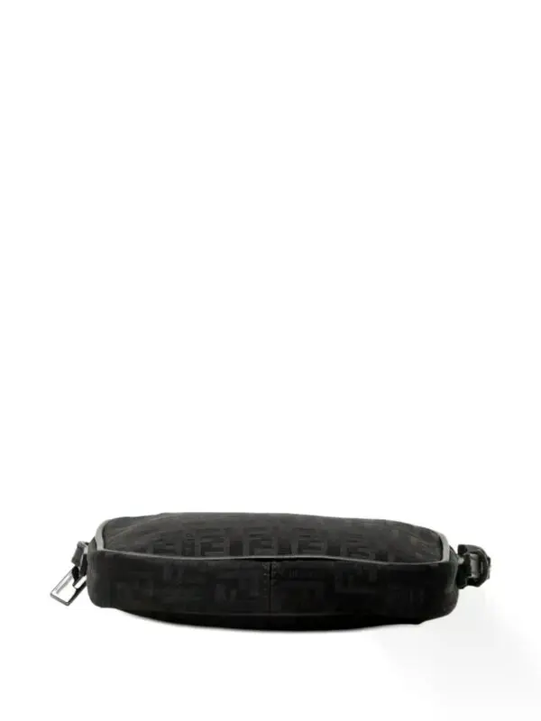 Fendi Mini Zucchino Canvas Zip Crossbody Bag