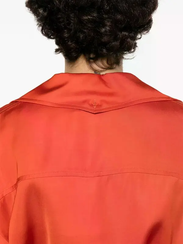 IRO PARIS Short-sleeve Blouse With Round Hem