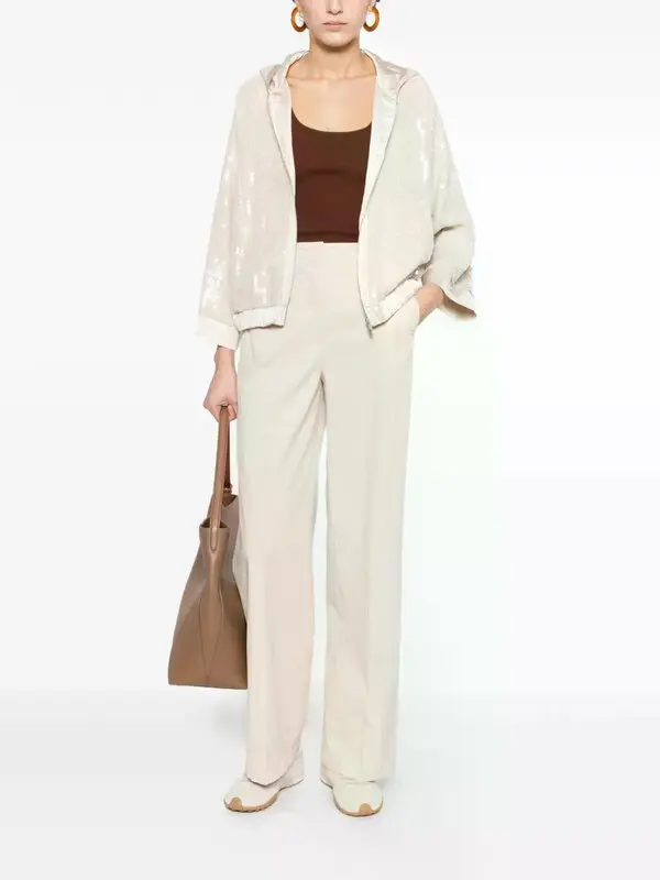 Peserico Wide-leg Palazzo Trousers