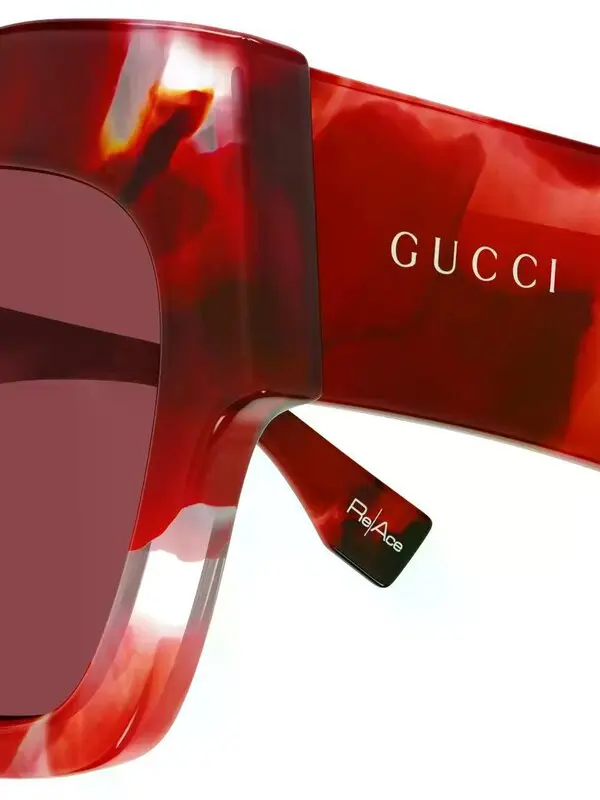 Gucci Logo-detail Sunglasses