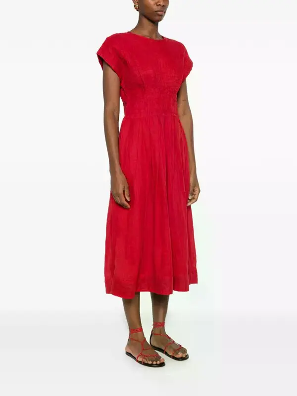 Sea Textured Midi Dress