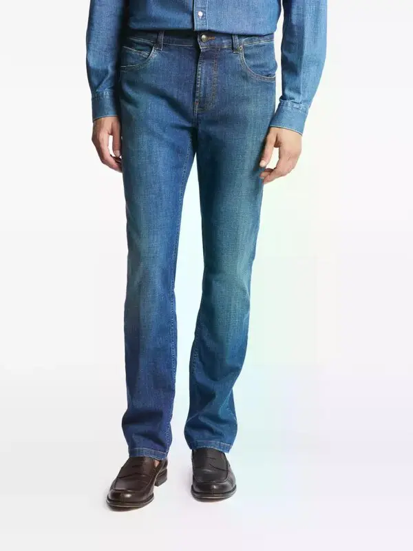 FAY Five-pocket Cotton Trousers
