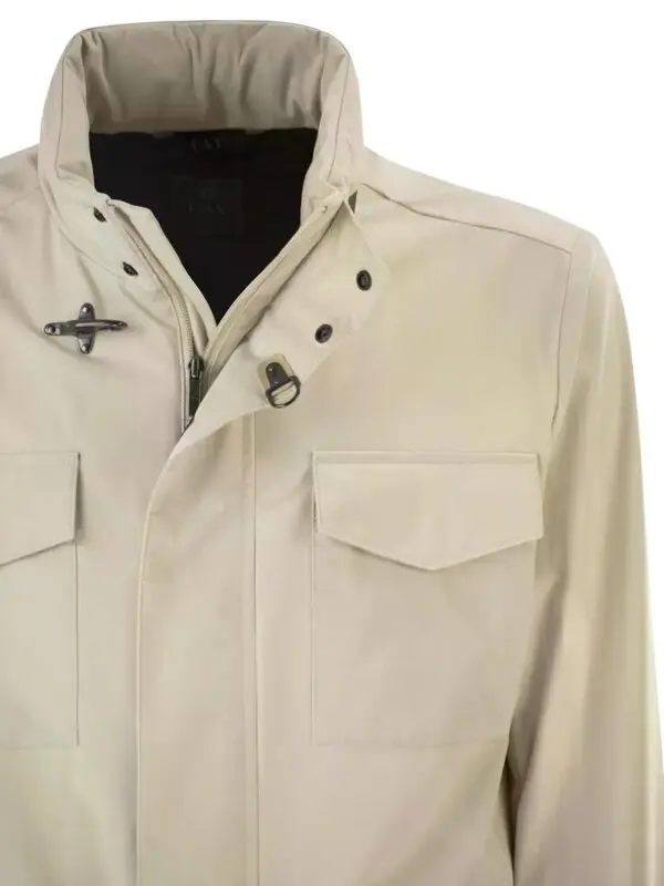 FAY Detachable Hood Flap Pocket Jacket