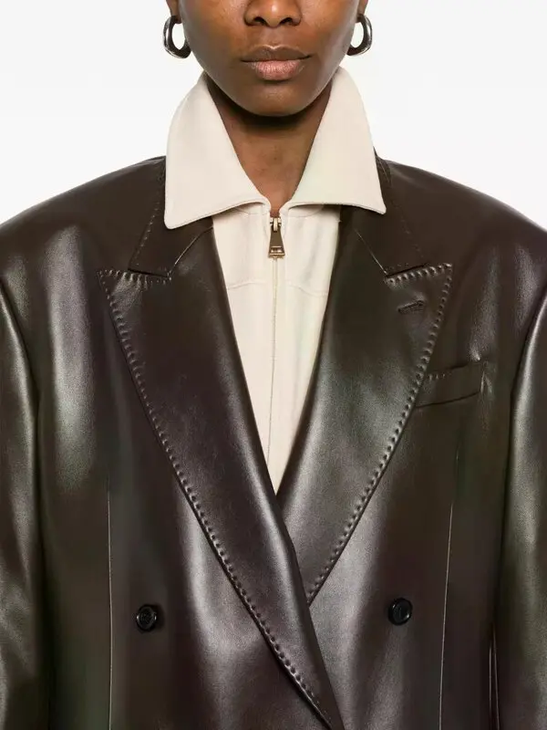 ERALDO Double-breasted Peak Lapel Blazer