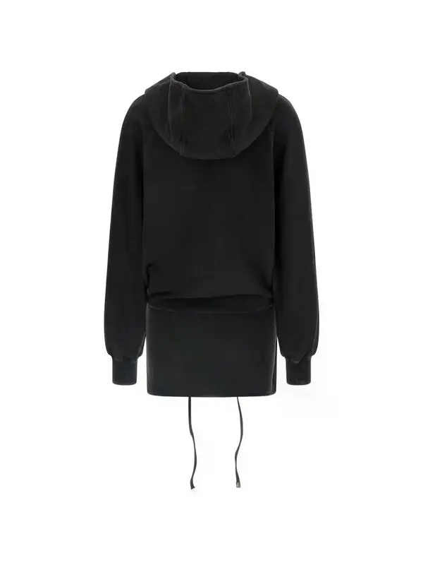 Attico Hooded V-neck Dress