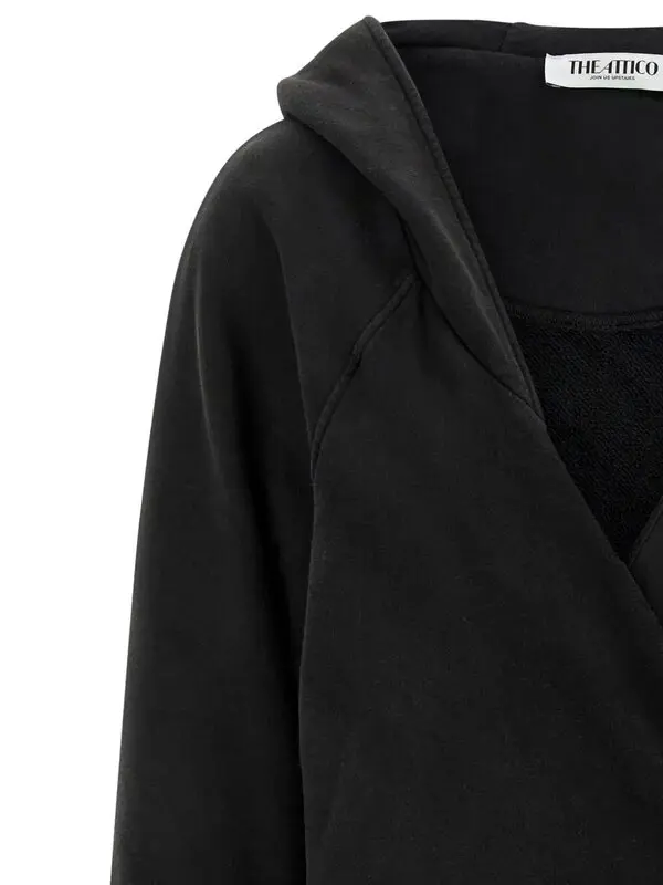 Attico Hooded V-neck Dress