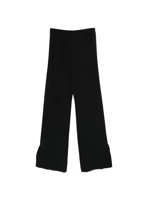 FORTE_FORTE Wide Leg Split Hem Trousers