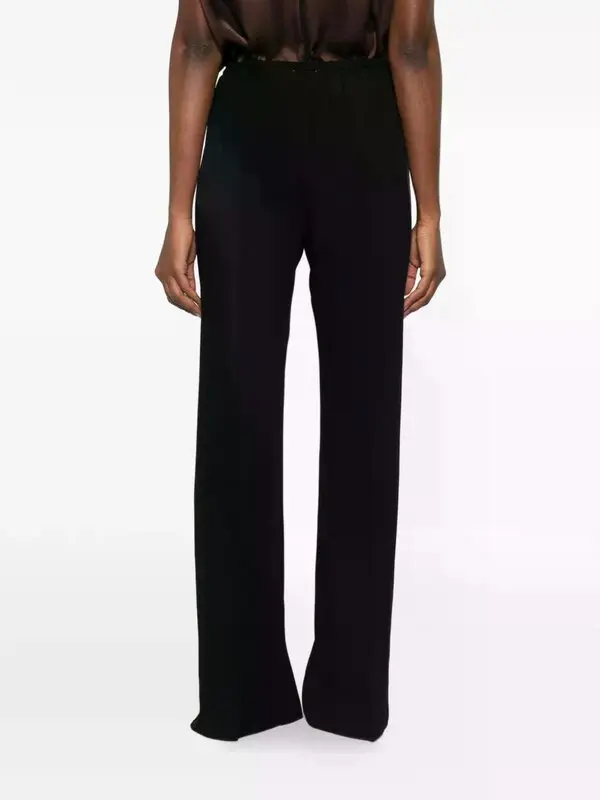 FORTE_FORTE Wide Leg Split Hem Trousers