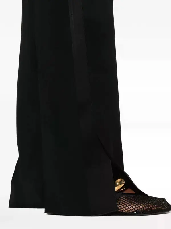 FORTE_FORTE Wide Leg Split Hem Trousers