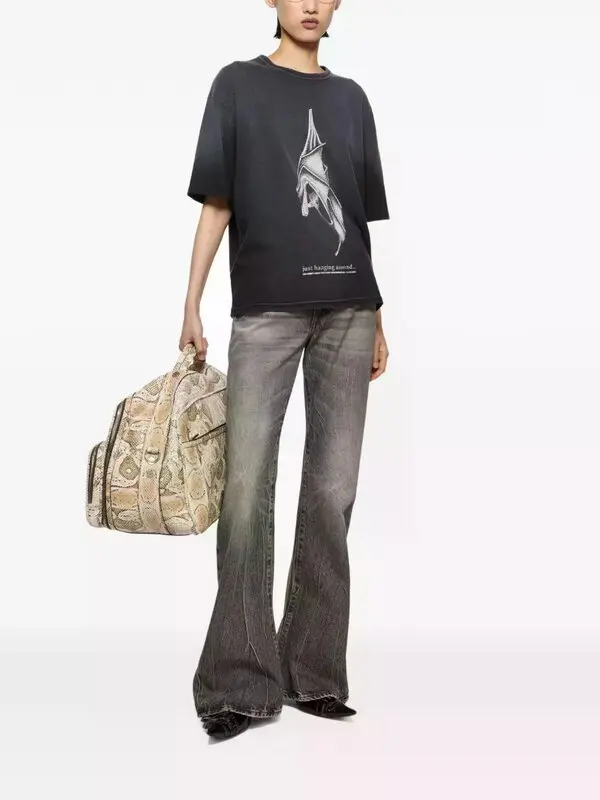 Acne Studios Flared Jeans - Black