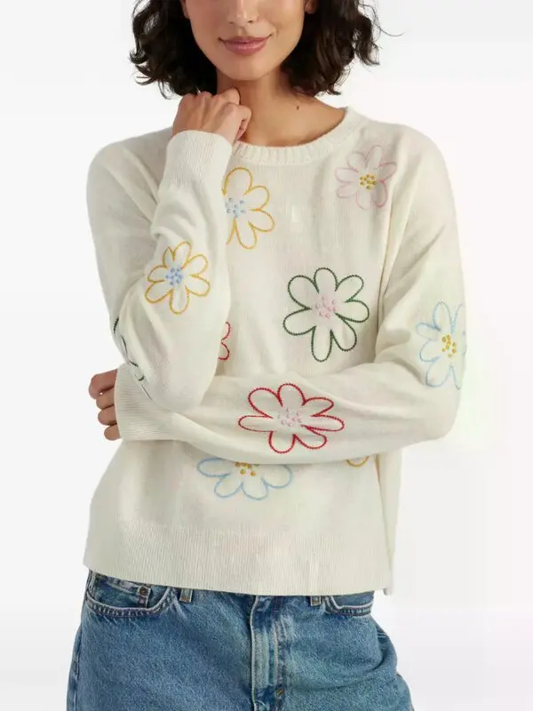 Chinti & Parker Garden Flowers Sweater