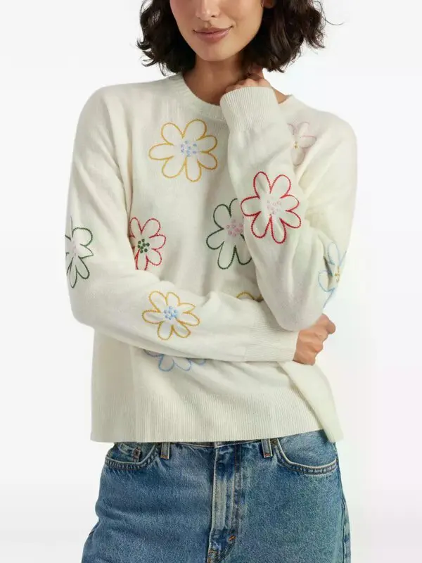 Chinti & Parker Garden Flowers Sweater