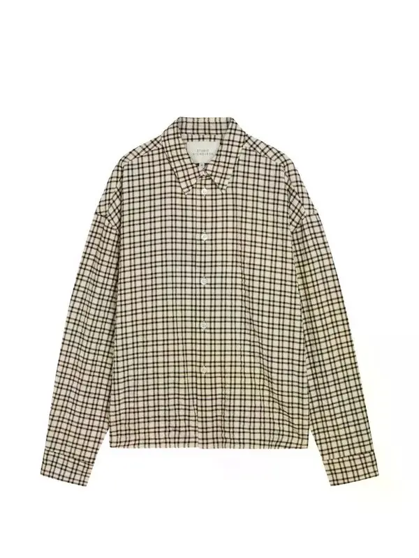 Studio Nicholson Checked-pattern Button-fastening Shirt