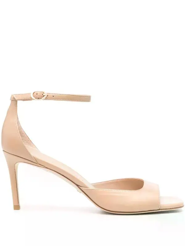 STUART WEITZMAN Nudistia Leather Sandals - Neutrals
