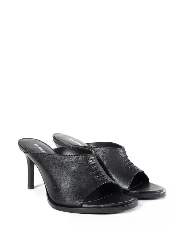 ANN DEMEULEMEESTER Semi-glossy Leather Pumps