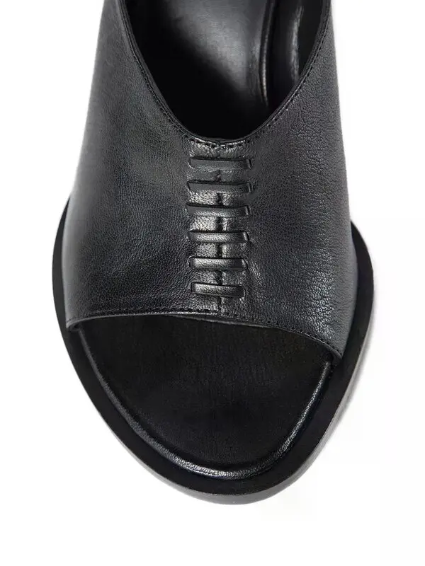 ANN DEMEULEMEESTER Semi-glossy Leather Pumps