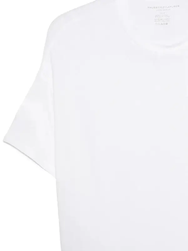 Majestic Filatures Round Neck Short Sleeve T-shirt