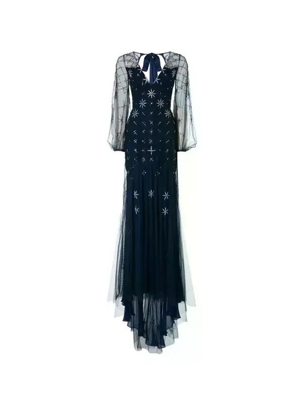 TEMPERLEY LONDON Celeste Embellished Gown - Blue