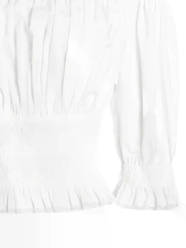 Dolce & Gabbana Off-the-shoulder Ruffled Top