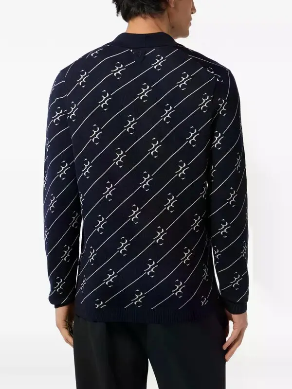 BILLIONAIRE Long-sleeve Buttoned Polo Shirt