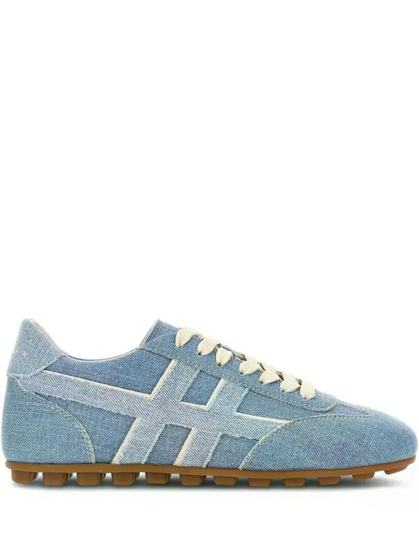 Hogan Olympia Sneakers With Appliqué Detail - Blue