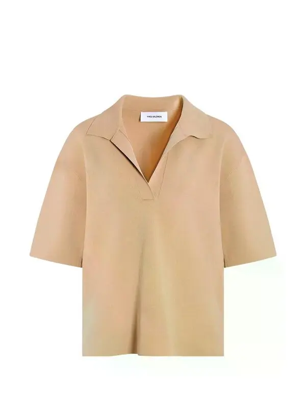 YVES SALOMON Knitted Top - Neutrals