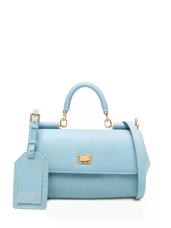 Dolce & Gabbana Mini Sicily Leather Tote Bag