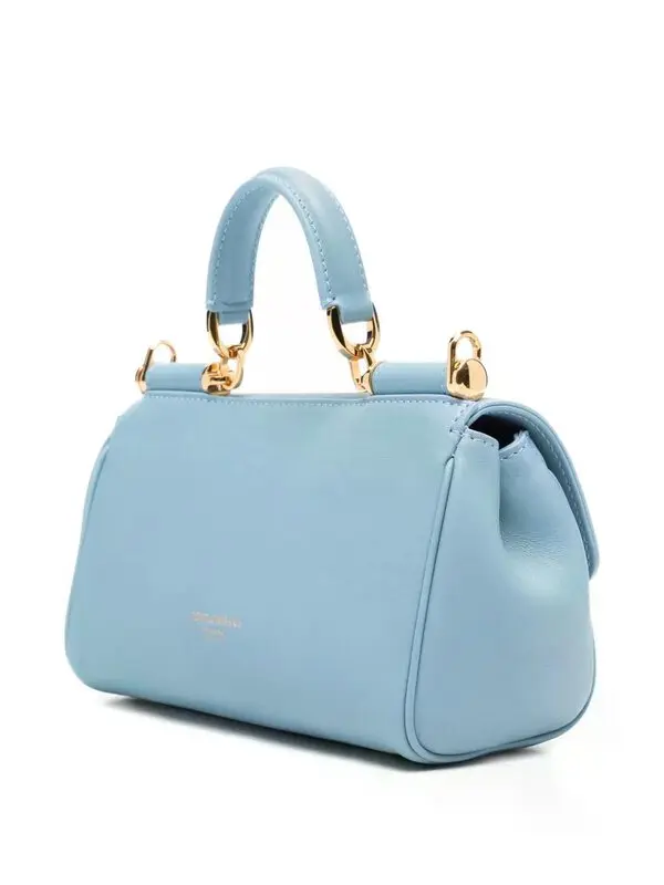 Dolce & Gabbana Mini Sicily Leather Tote Bag