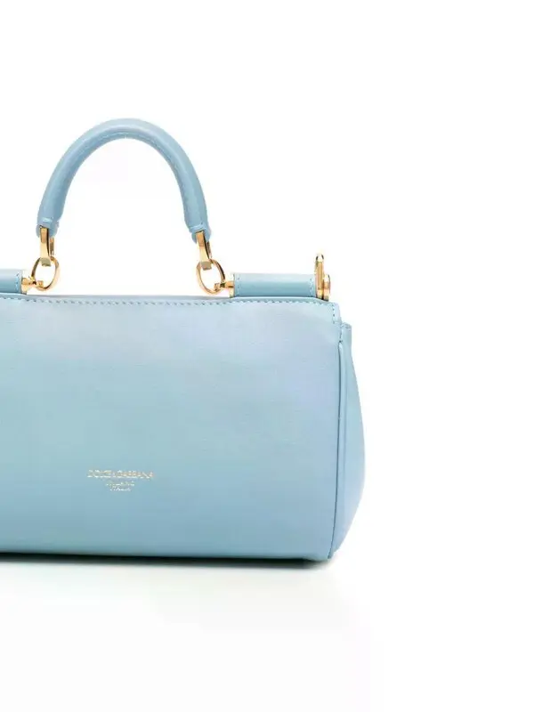Dolce & Gabbana Mini Sicily Leather Tote Bag