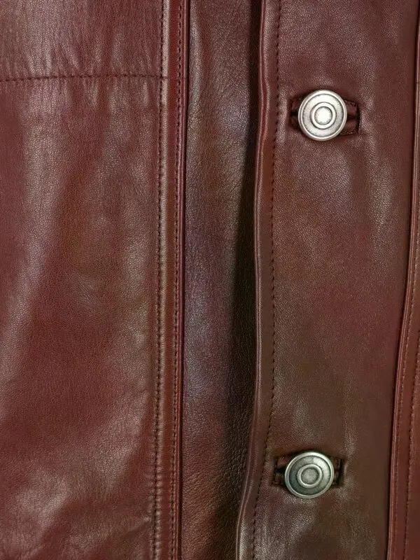 GIORGIO BRATO Buttoned Leather Jacket