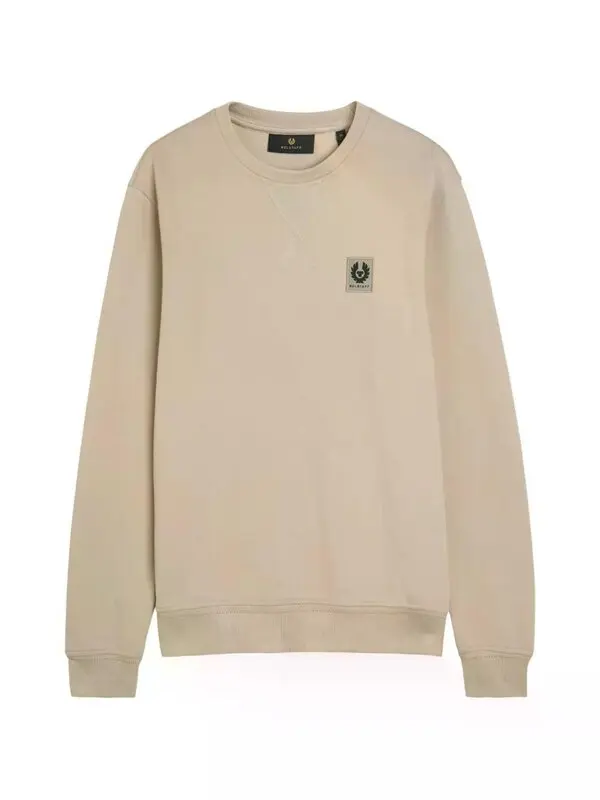 Belstaff Logo-detail Sweatshirt - Neutrals