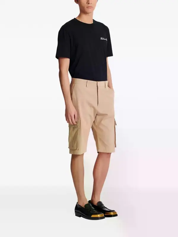Balmain Cotton Cargo Shorts