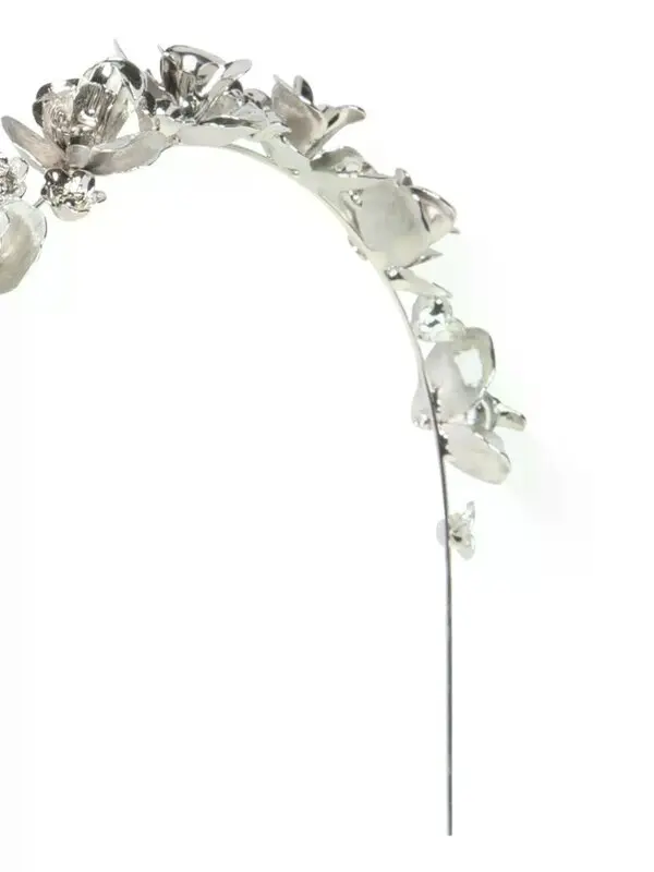 JENNIFER BEHR Larena Floral Headband - Silver