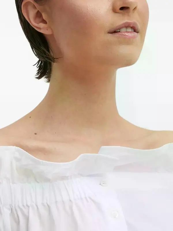 MOS MOSH Off-shoulder Ruffle Blouse