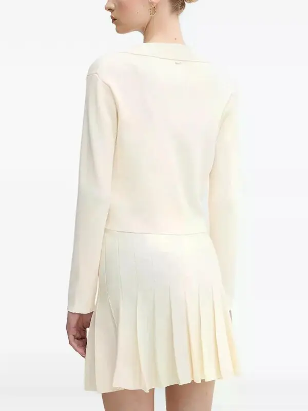 GAUDI Cropped Cardigan With Front Button Fastening