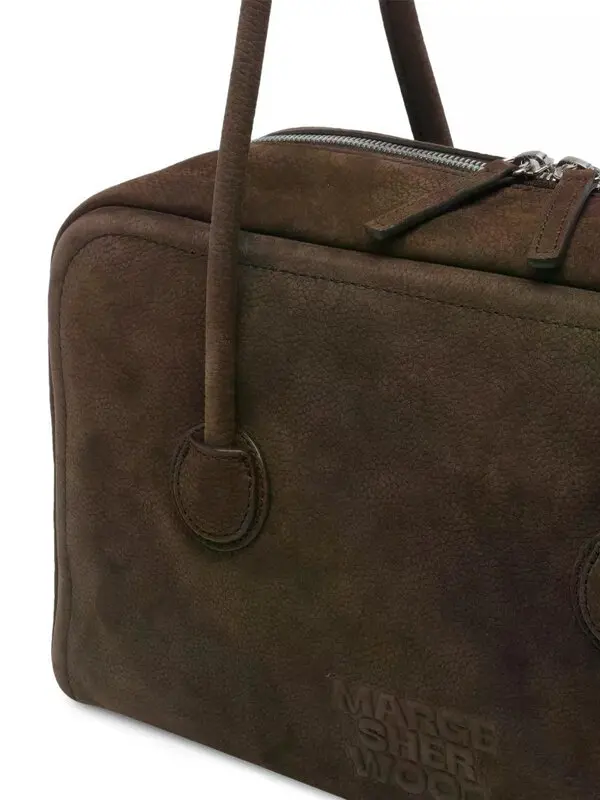 MARGESHERWOOD Soft Boston Shoulder Bag - Brown