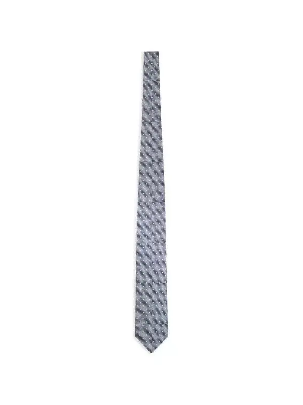 TOM FORD Patterned Tie - Blue