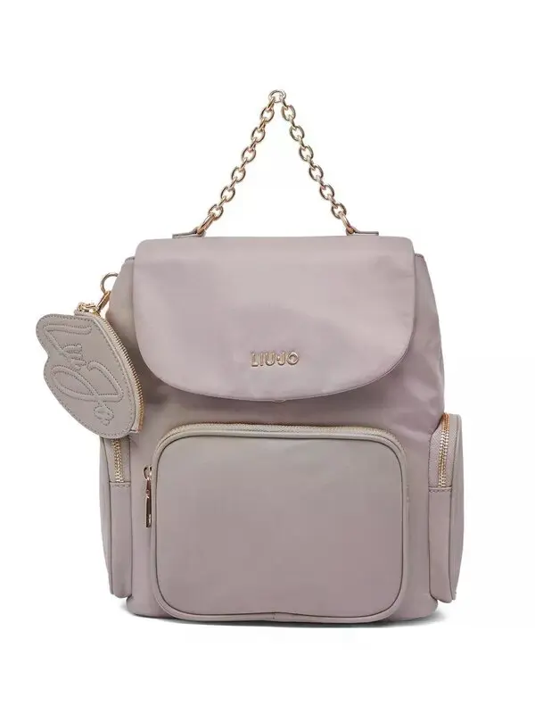 Liu Jo Zip-pocket Backpack - Neutrals
