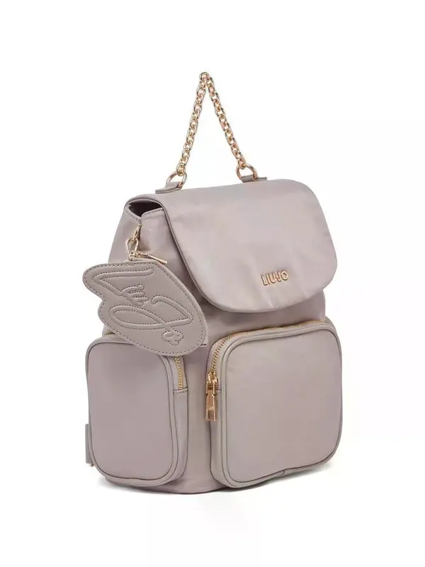 Liu Jo Zip-pocket Backpack With Chain Detail
