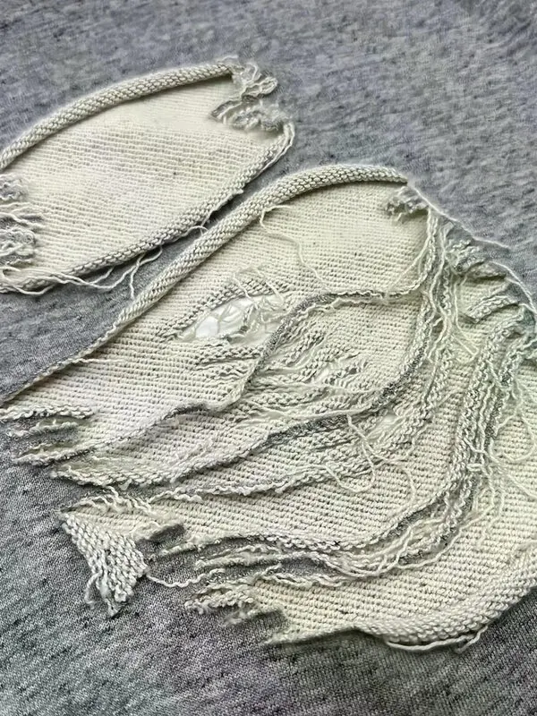 MOSTLY HEARD RARELY SEEN Distressed Track Pants