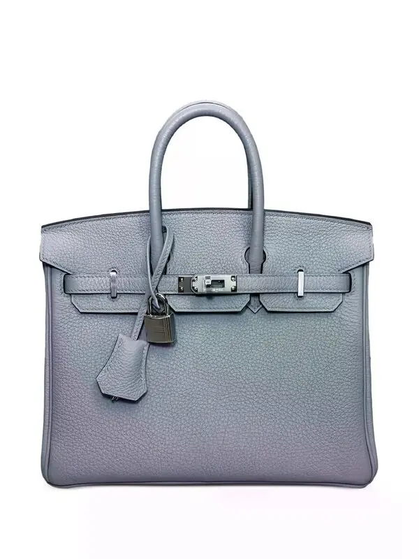Hermès 2025 25 Birkin Tote Bag - Grey