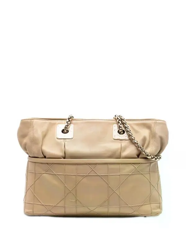 Dior Lambskin Cannage Granville Chain Tote Bag