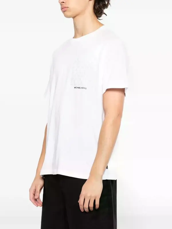 Michael Kors Logo Monogram Pocket T-shirt