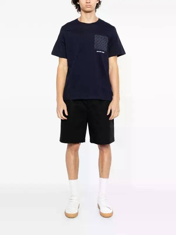Michael Kors Logo Monogram Pocket T-shirt