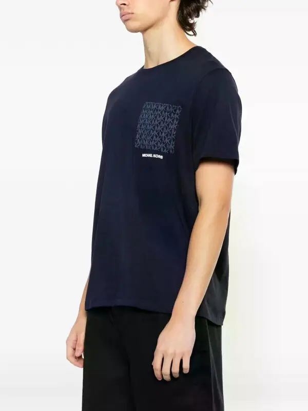 Michael Kors Logo Monogram Pocket T-shirt
