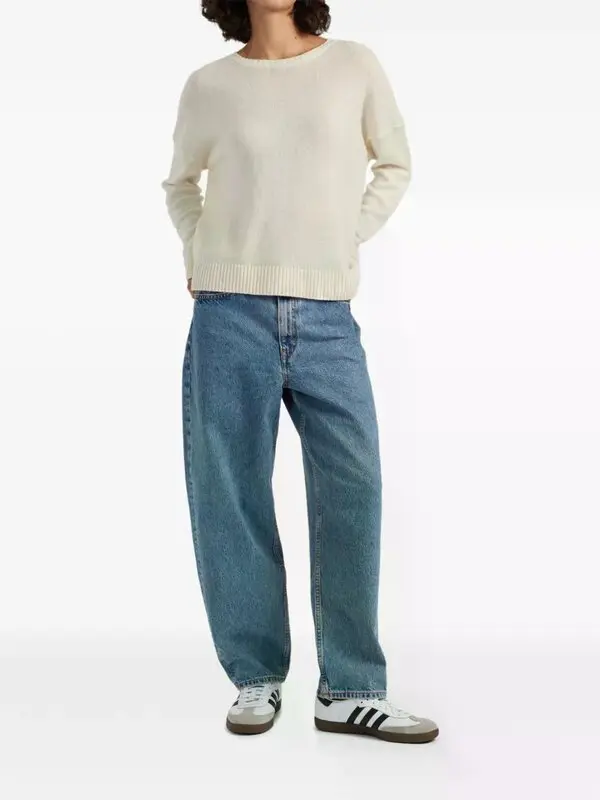 Chinti & Parker Crew Neck Long Sleeve Sweater - Neutrals