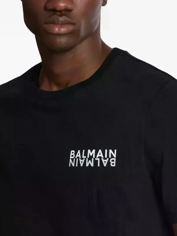 Balmain Logo-print T-shirt - Black